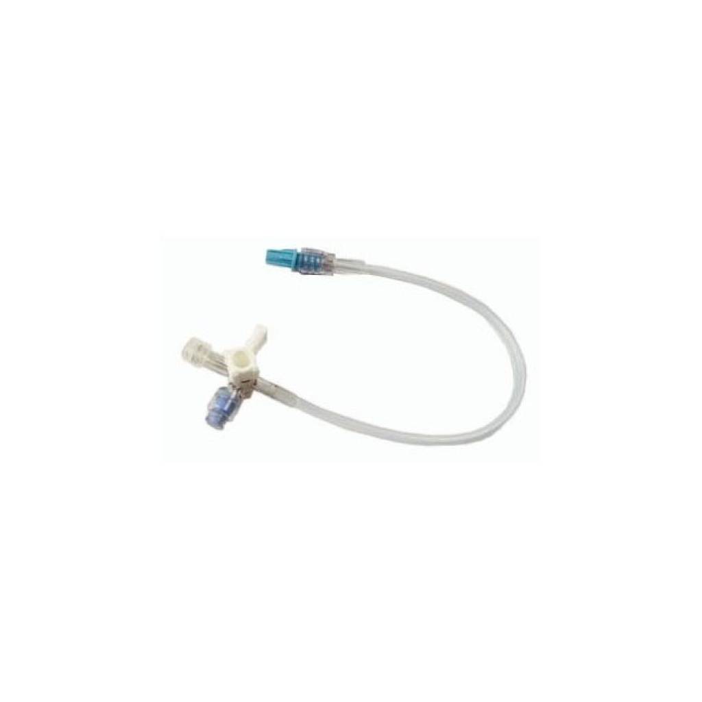 Anesthesia Extension Set, with High-Flow Four-Way Stopcock - MECP