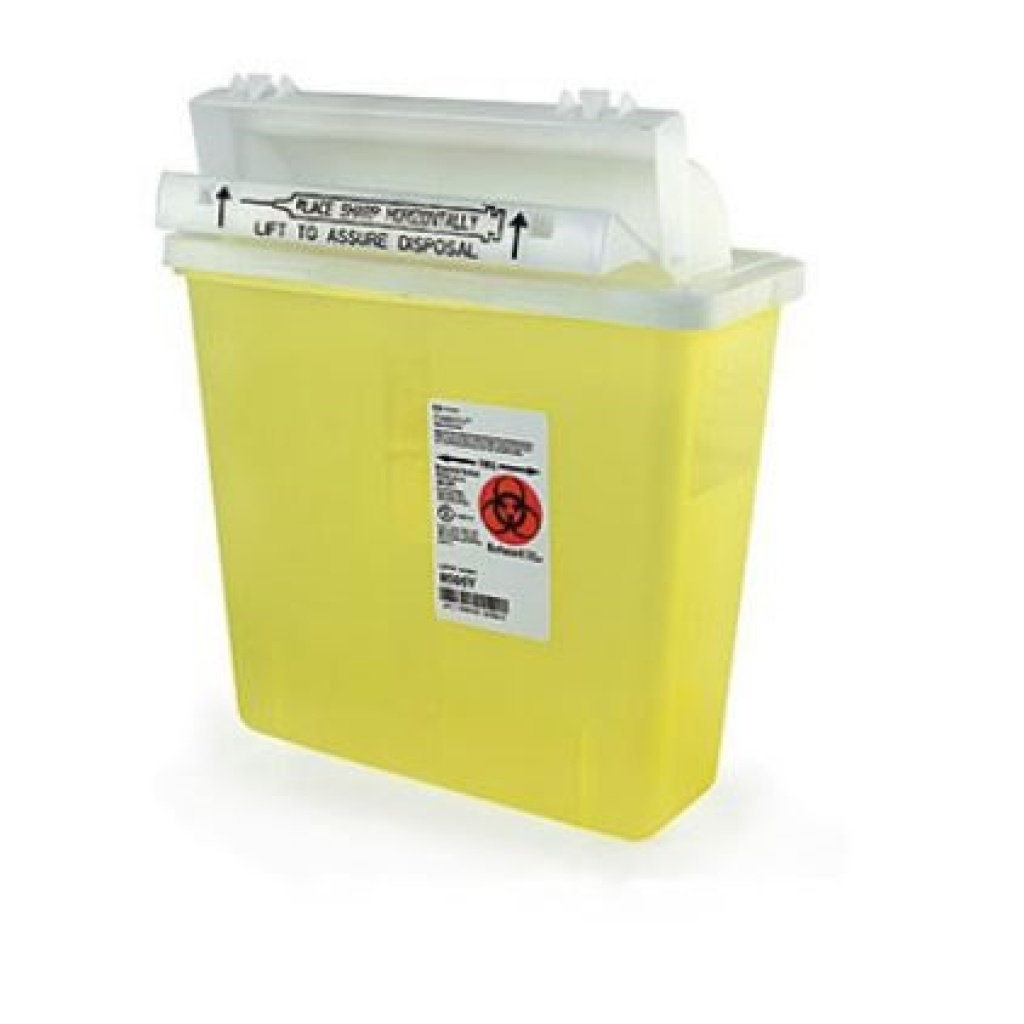 SharpSafety™ Locking Bracket For 2 Quart In Room Sharps Container ...
