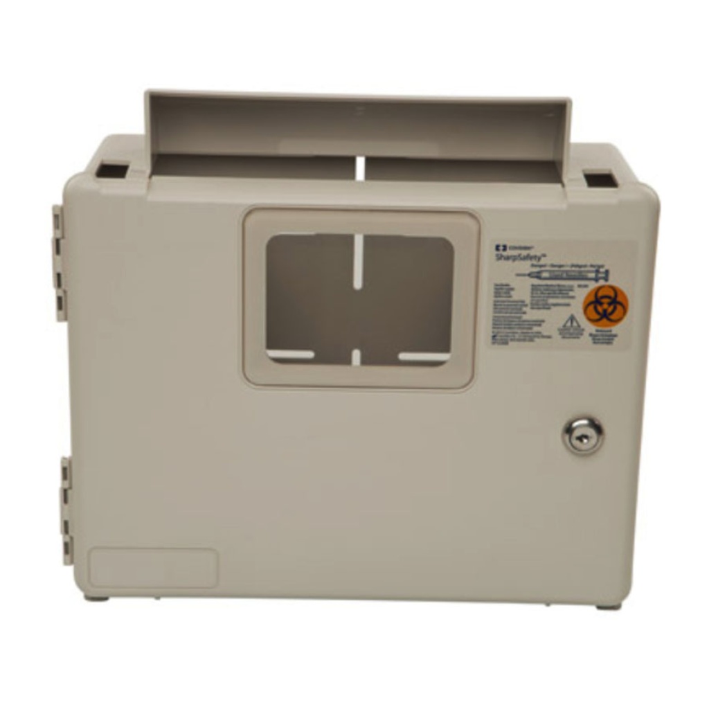 SharpSafety™ Locking Bracket For 2 Quart In Room Sharps Container ...
