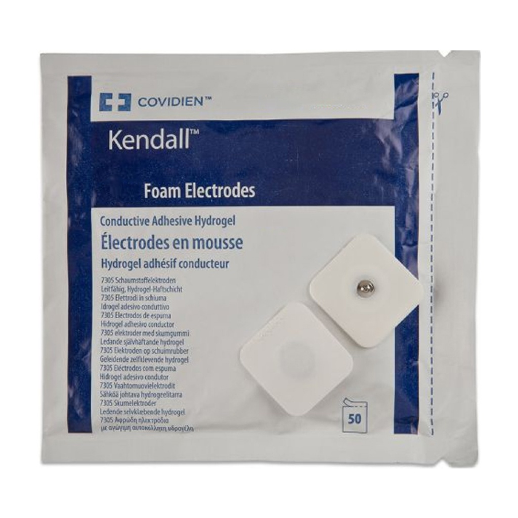 Kendall™ CA510 Series Diagnostic Tab Resting EKG Electrode, Radiolucent ...